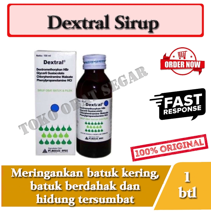 Jual Dextral Sirup Meredakan Batuk dan Hidung Tersumbat | Shopee Indonesia