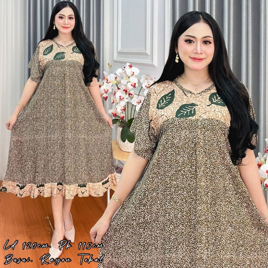 Jual DASTER JUMBO VIRAL LD 130 MODEL KEKINIAN BAHAN RAYON TEBAL ...