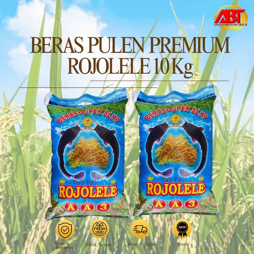 Jual ABT - 10Kg Beras Pulen PREMIUM Rojolele (FRESH - AMAN - BERGARANSI ...