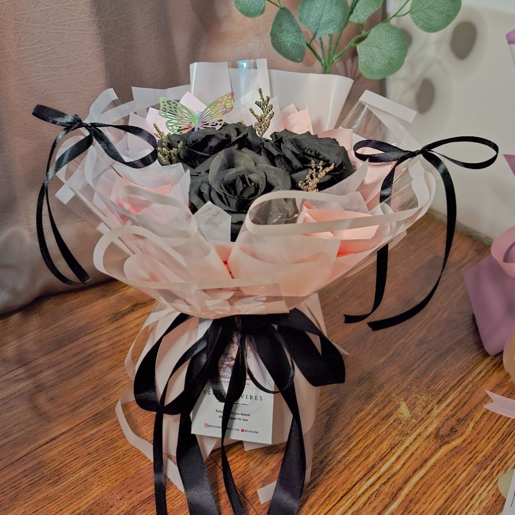Jual Korean Round Bouquet / Buket Bunga Aesthetic /Buket Bunga ...