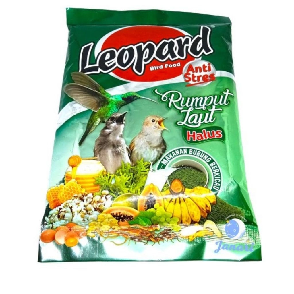 Jual Voer Leopard Rumput Laut Pakan Halus Anti Stres Burung Plici ...
