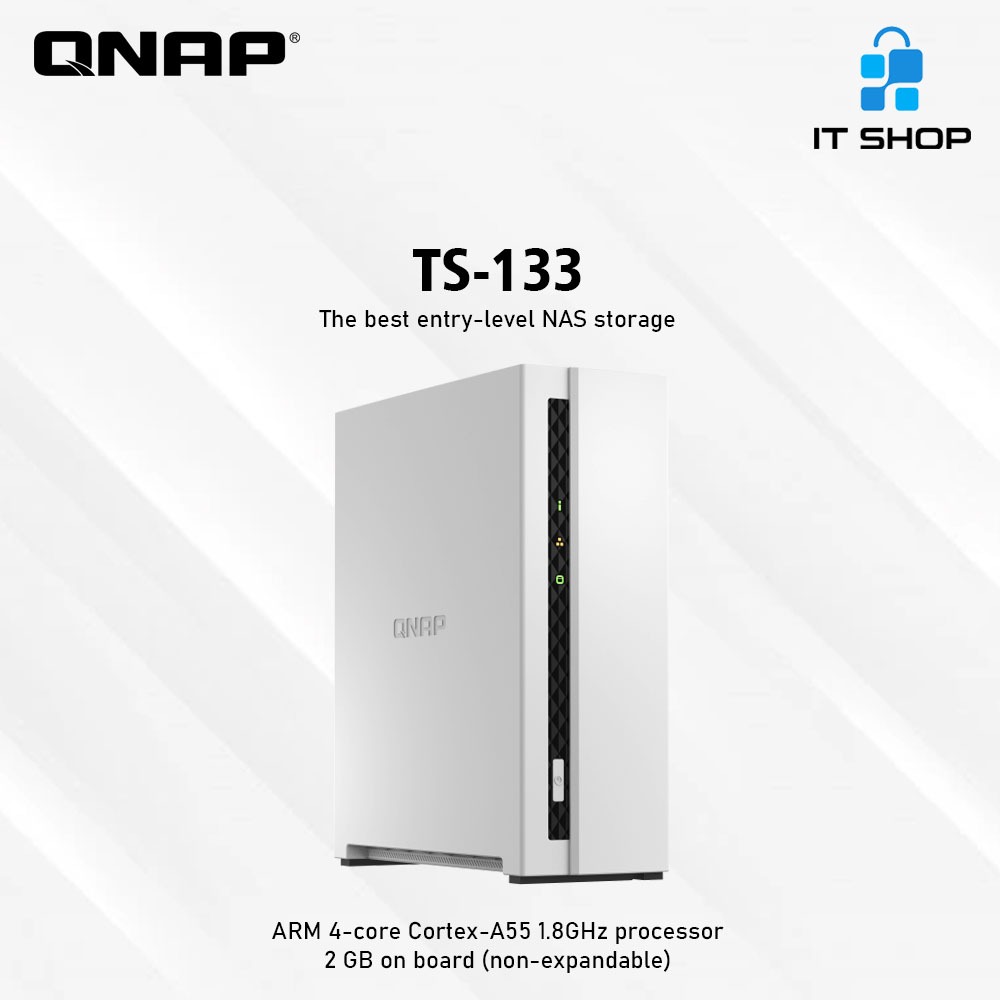 Jual QNAP TS-133 NAS Cloud Storage 1-Bay | Shopee Indonesia