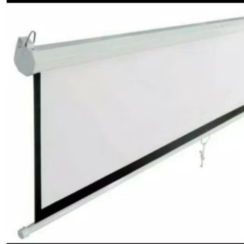 Jual Layar Proyektor Manual 70" - Screen Projector Wall Mount 70 inch ...