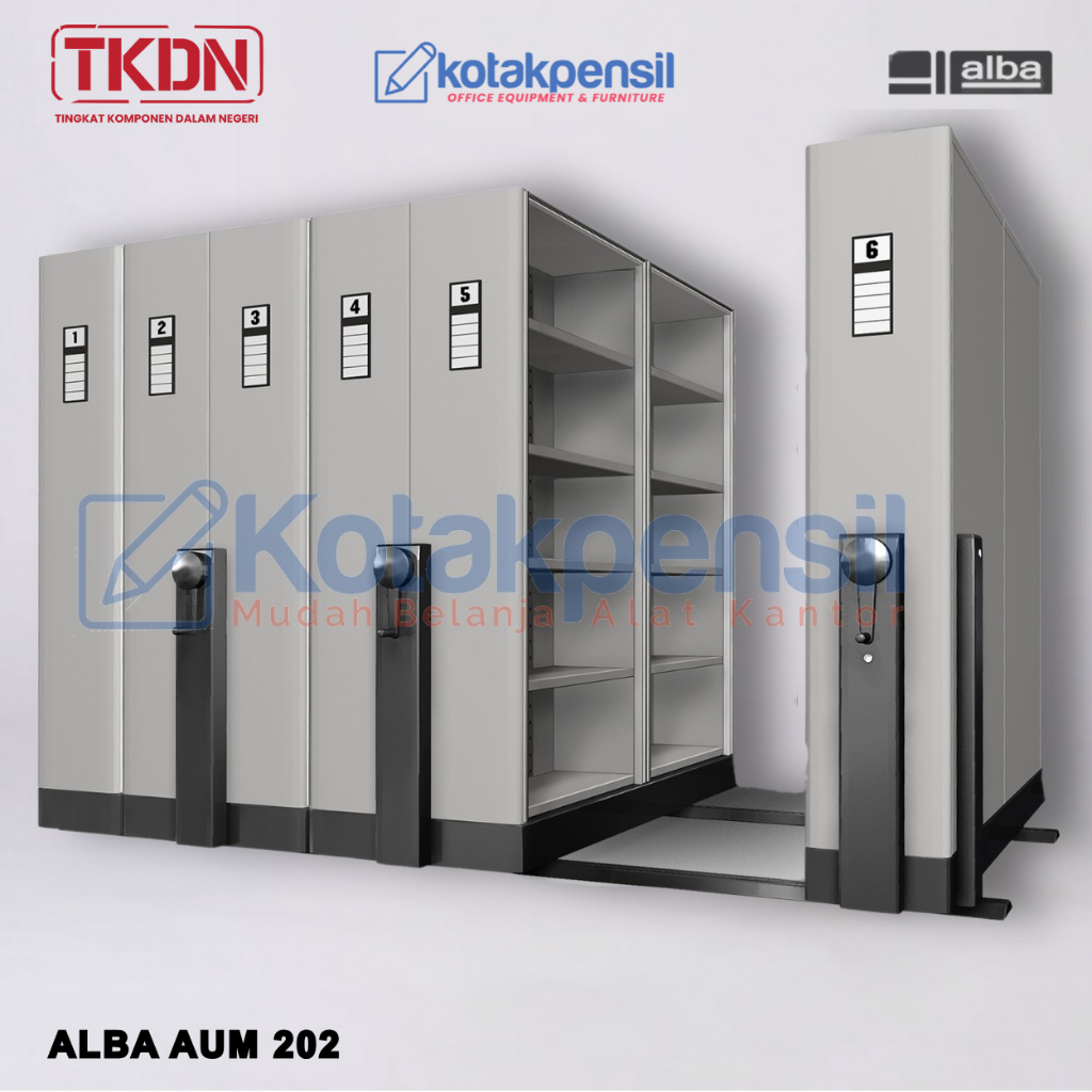 Jual Mobile File Mekanik ALBA MF 202 Roll O Pack Mekanik ALBA MF 202 ...