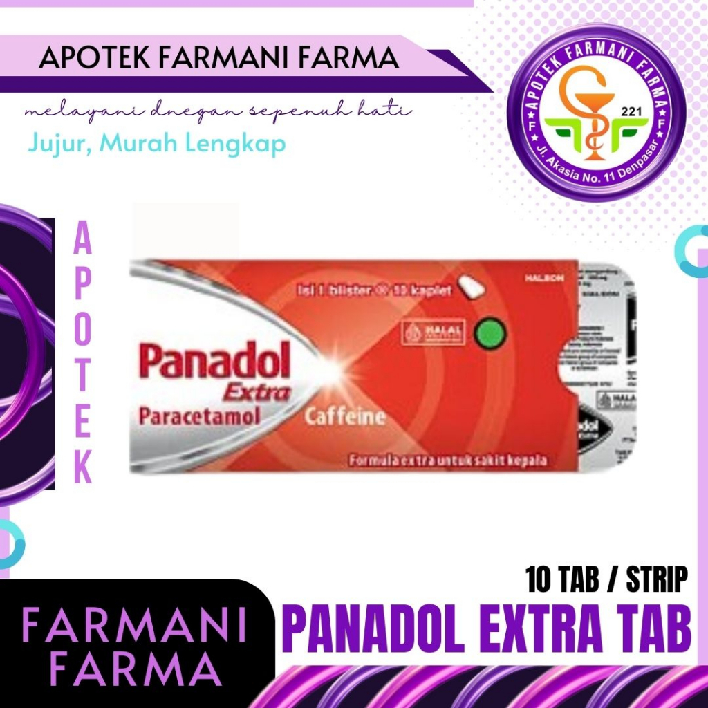 Jual PANADOL EXTRA 10 TAB STRIP (MERAH) /SAKIT KEPALA/SAKIT GIGI ...
