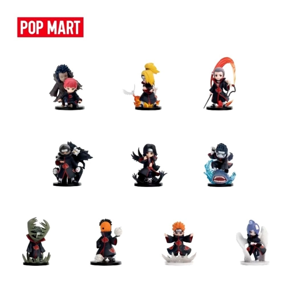 Jual POP MART Naruto: Shippuden Series Battle Against Akatsuki Themed ...