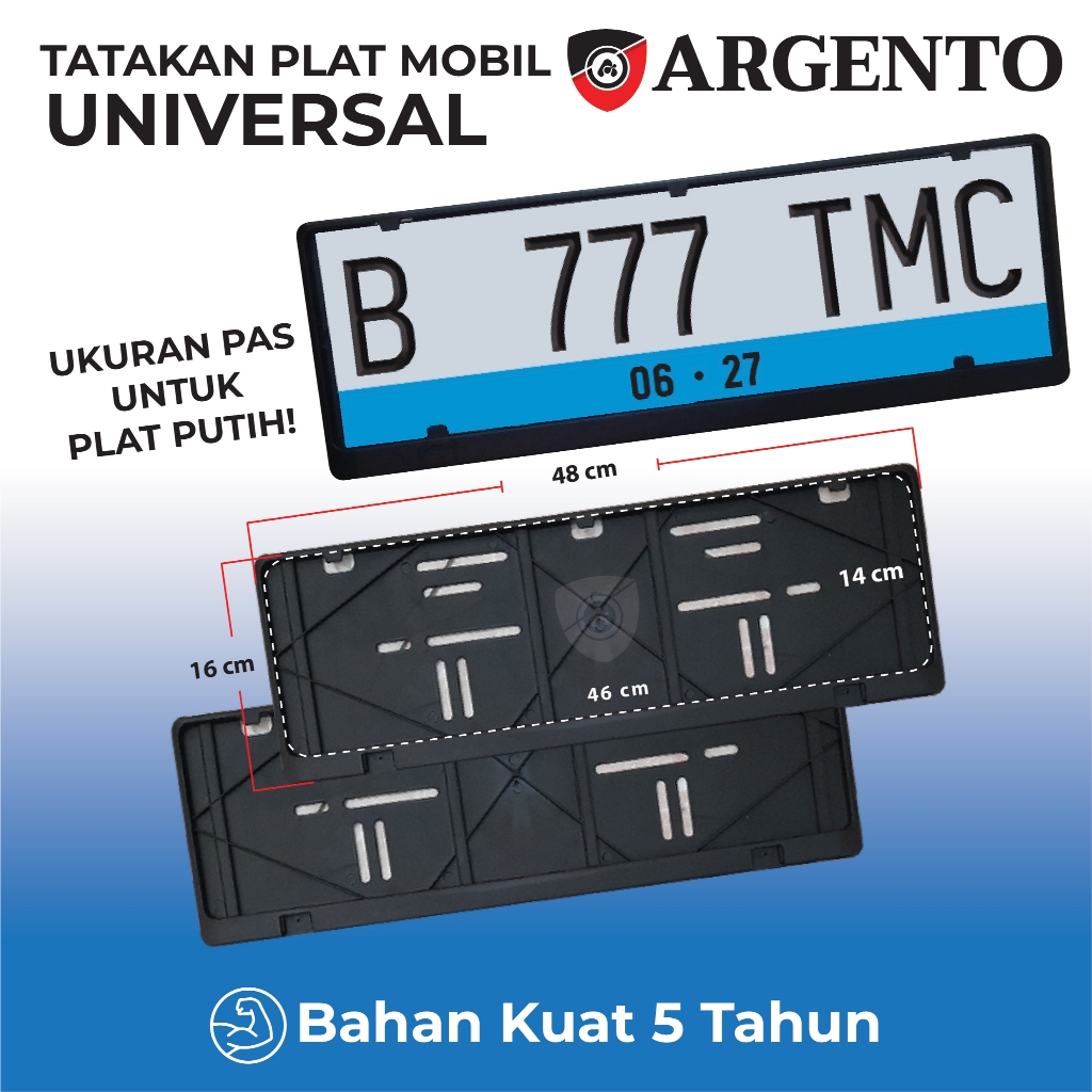 Jual ARGENTO Tatakan Plat Nomor Mobil Kualitas OEM Honda All New Accord ...