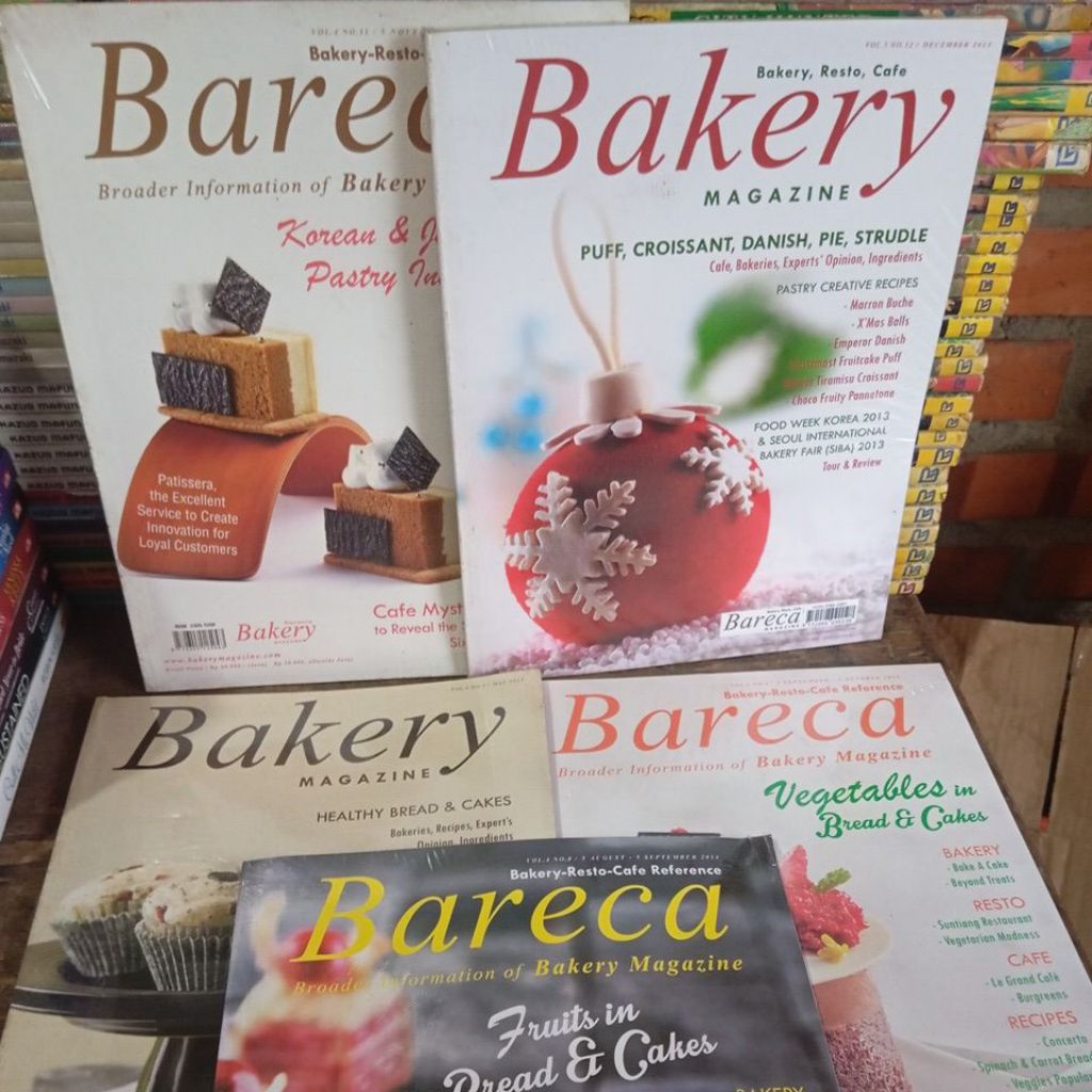 Jual Majalah Resep BAKERY (segel bukan bekas) B. Inggris, bebas pilih ...