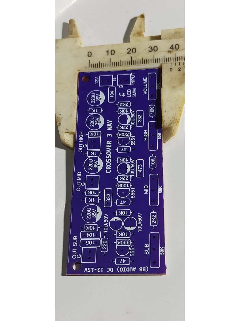 Jual PCB Crossover mini 3 way..12 volt DC biasa (non simetris ...