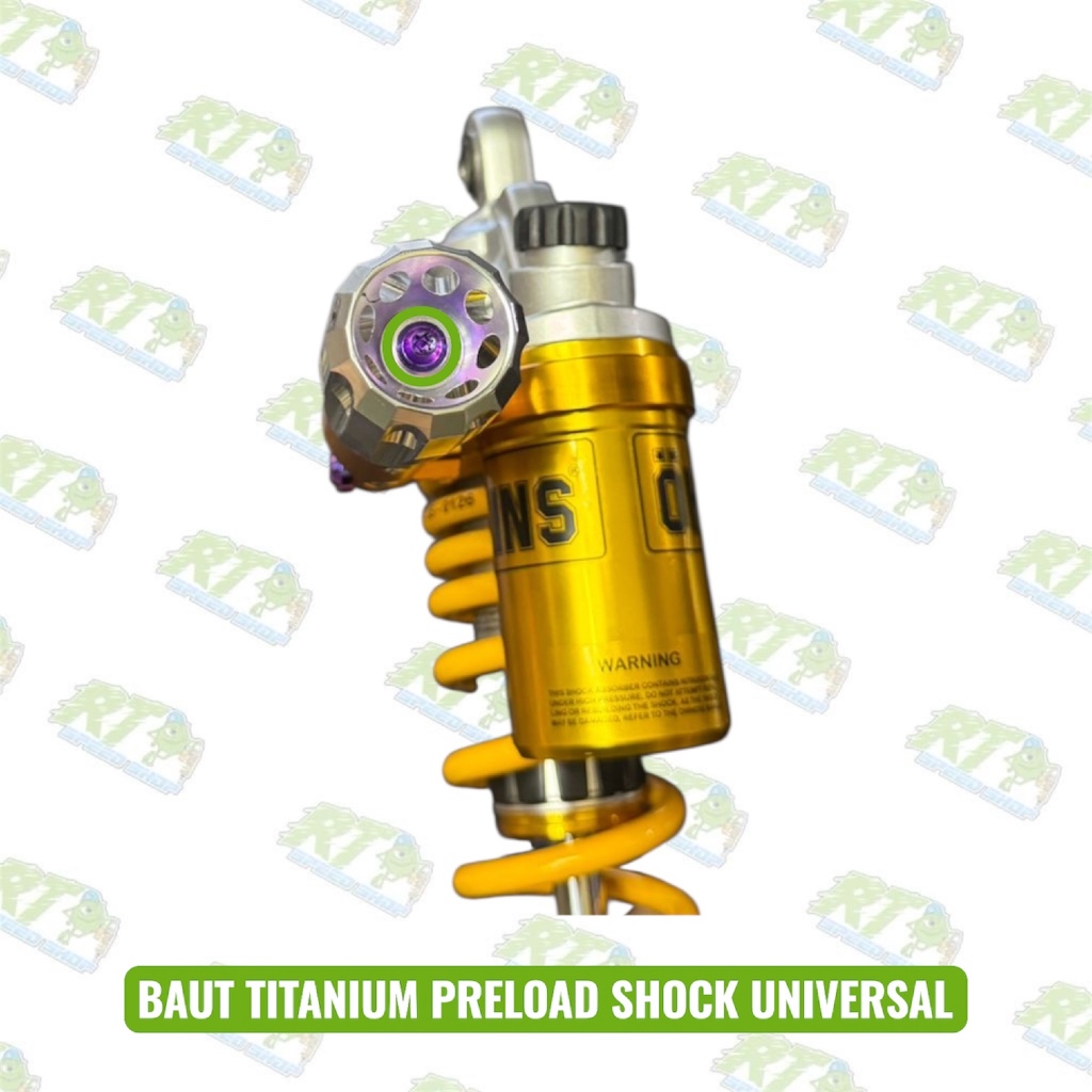 Jual Baut Titanium GR5 Adjuster Preload Shock | Shopee Indonesia