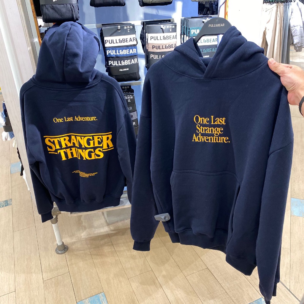 Jual Jastipp. Hoodie Pull&Bear X Stranger Things (Man) | Shopee Indonesia