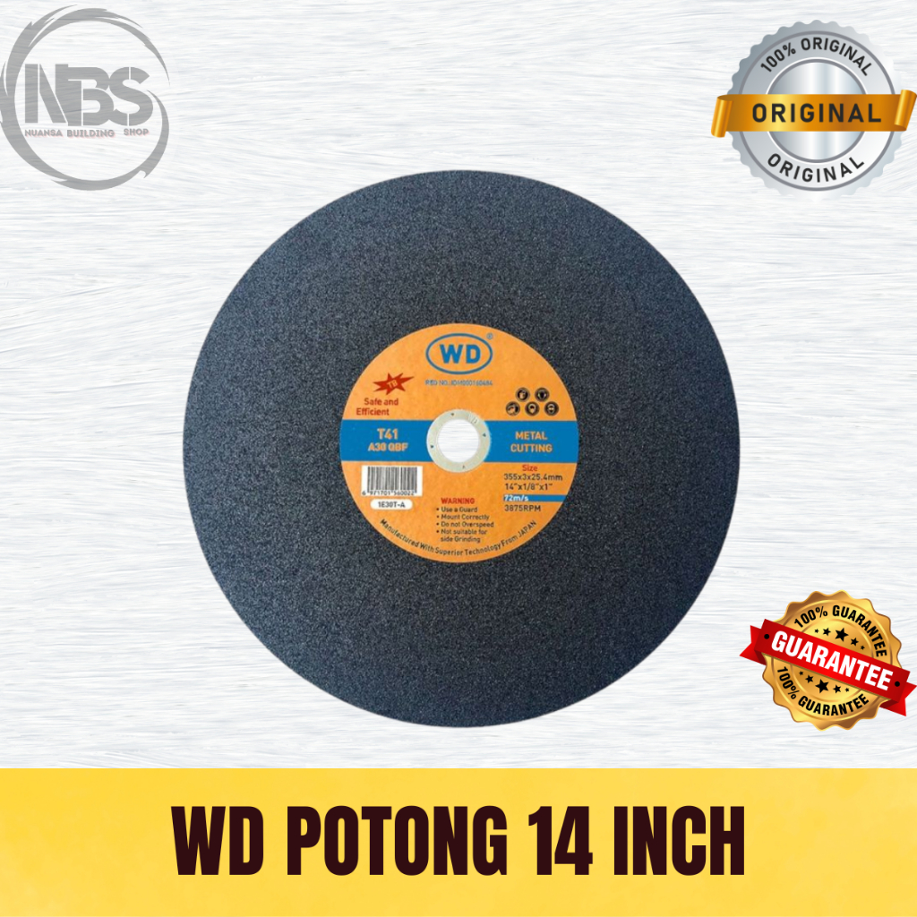 Jual WD Cutting Wheel 14 Inch - Mata Batu Potong Besi Modern | Shopee ...