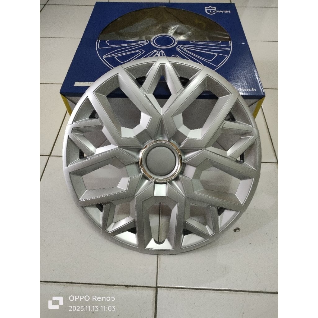 Jual Wheel Dop Cover Velg Standar Kaleng Dop Roda Ring 14 Warna Silver ...