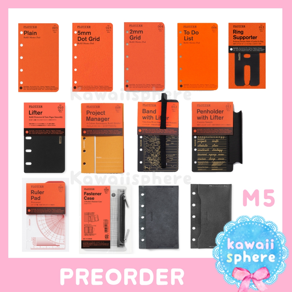 Jual Plotter M5 Mini5 Refill & Accessories | Insert Ring Binder 5-holes ...