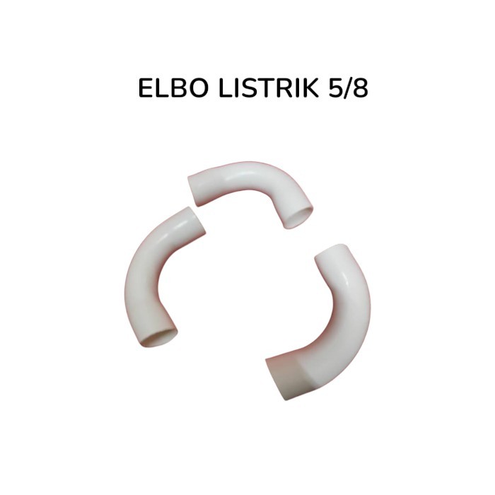 Jual Elbow Listrik L Bow Pipa Listrik 5 Per 8 5/8 Warna Putih | Shopee ...