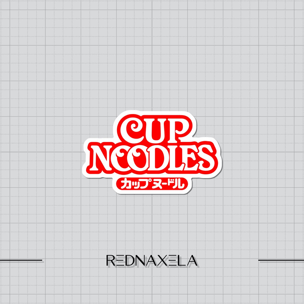 Jual Stiker Vinyl Nissin Cup Noodles Logo Stiker Koper Outdoor ...