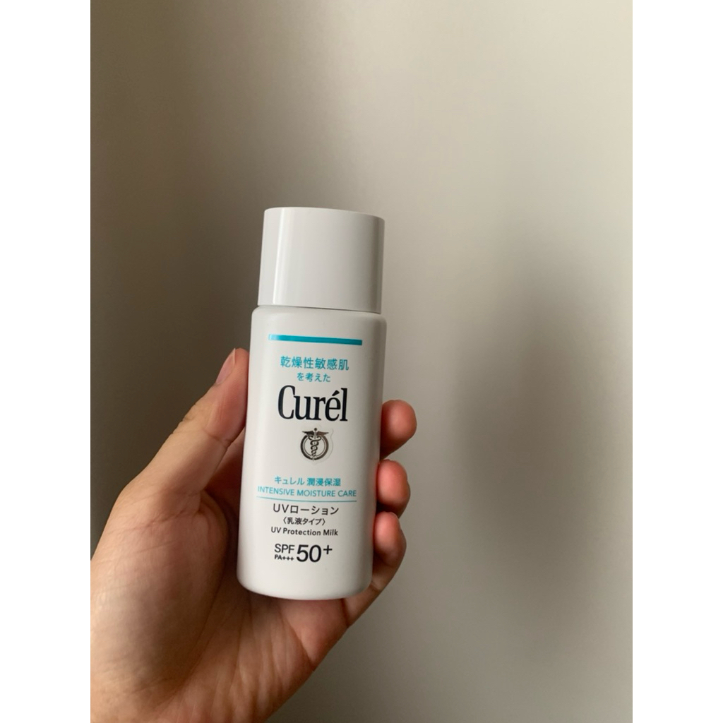 Jual Curel Sunscreen Intensive Moisture Care UV Protection Milk SPF 50 ...