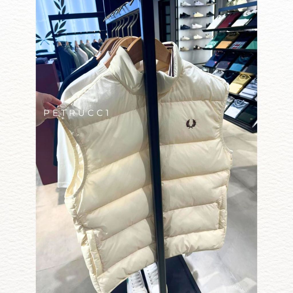 Jual FRED PERRY FP VEST PUFFER GILET OUTER OUTWEAR cowo PRIA | Shopee ...