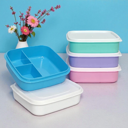 Jual Lunch Box 3 Sekat Food Grade 600ml | Kotak Makan Serbaguna ...