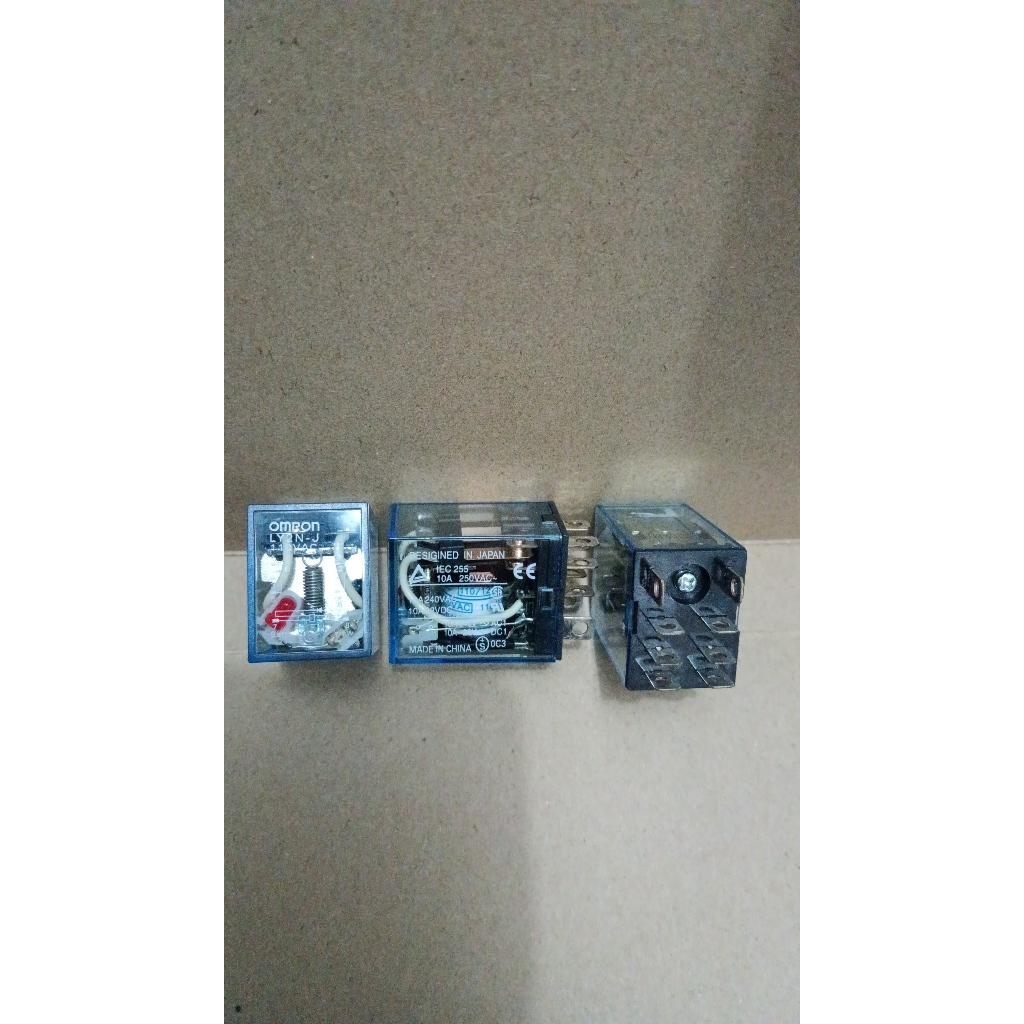 Jual 6198 relay rilai omron ly2n-ly2nj ly 2 nj ly2 110v 110volt 110 ...