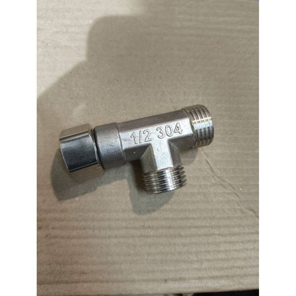 Jual Tee Shower Stainless 1/2 Inch | Shopee Indonesia