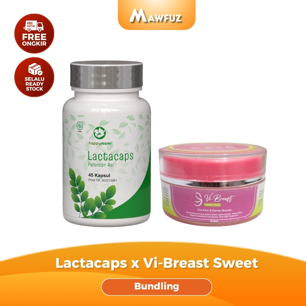 Jual Mawfuz - Bundling Lactacaps & Vi-Breast Sweet Cream | Shopee Indonesia