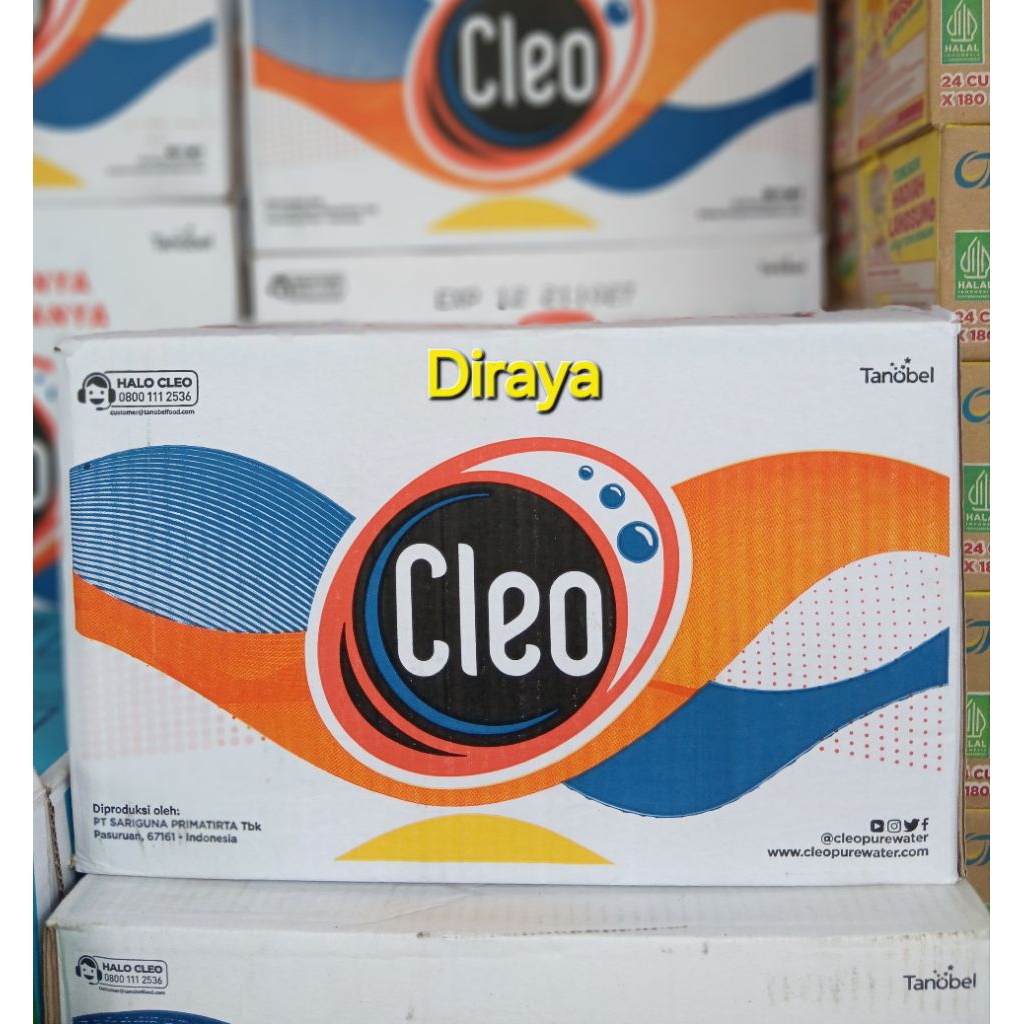 Jual Cleo Botol Eco 24 x 550ml | Shopee Indonesia
