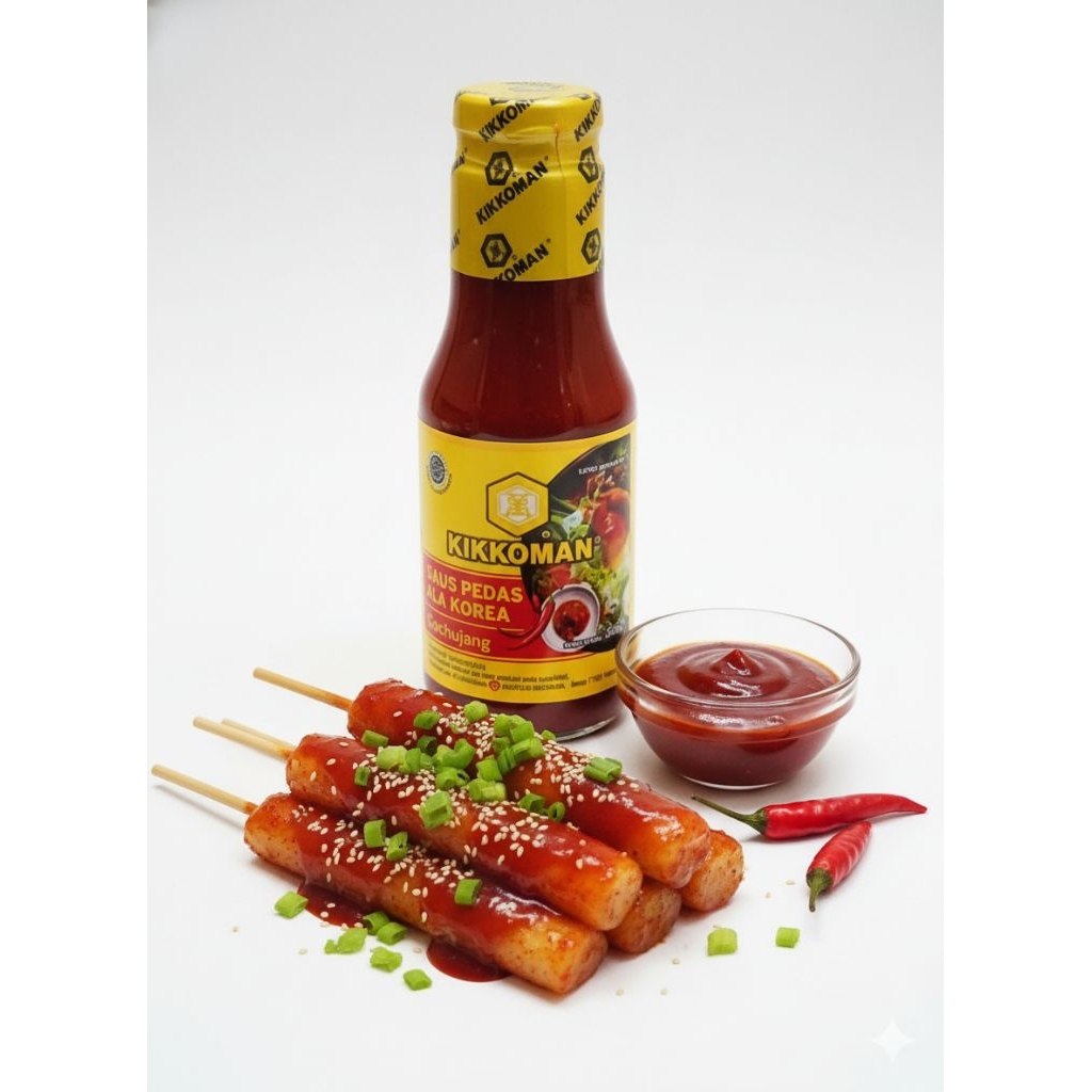 Jual KIKKOMAN Sauce Gochujang Pedas Ala Korea 300gr / Gochujang 300gr ...