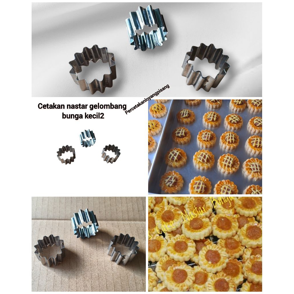 Jual cetakan kuker motif bungan kecil2 bahan stenlis | Shopee Indonesia