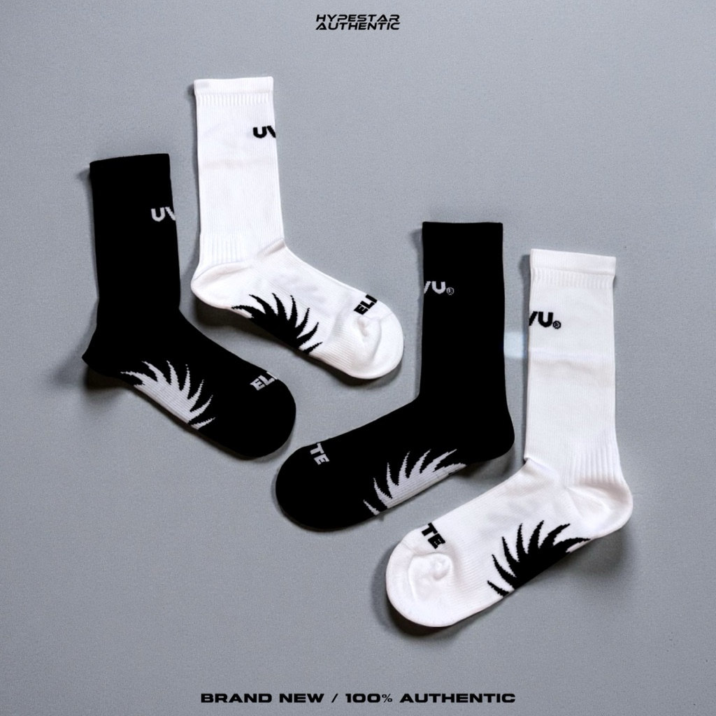 Jual UVU Training Sock Black White (100% Authentic) | Shopee Indonesia