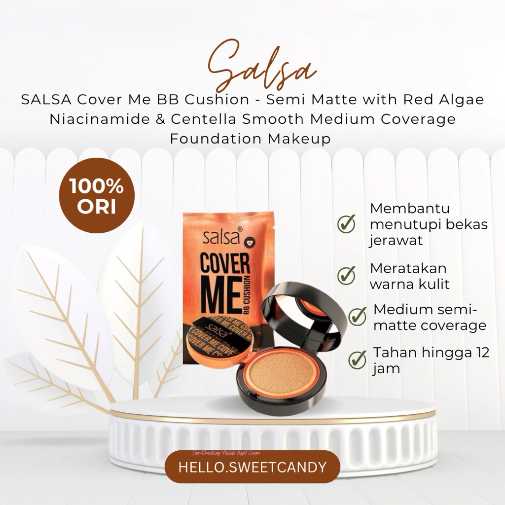 Jual NEW - [SALSA] Cover Me BB Cushion - Medium Coverage Foundation ...