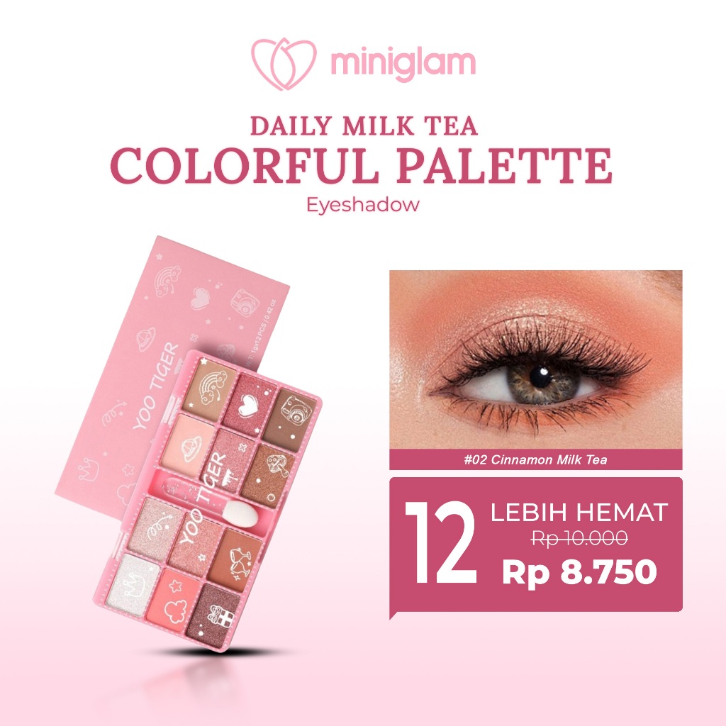 Jual MGLAM | YOO TIGER Palette Eyeshadow 12 Warna Daily Earth Ringan ...