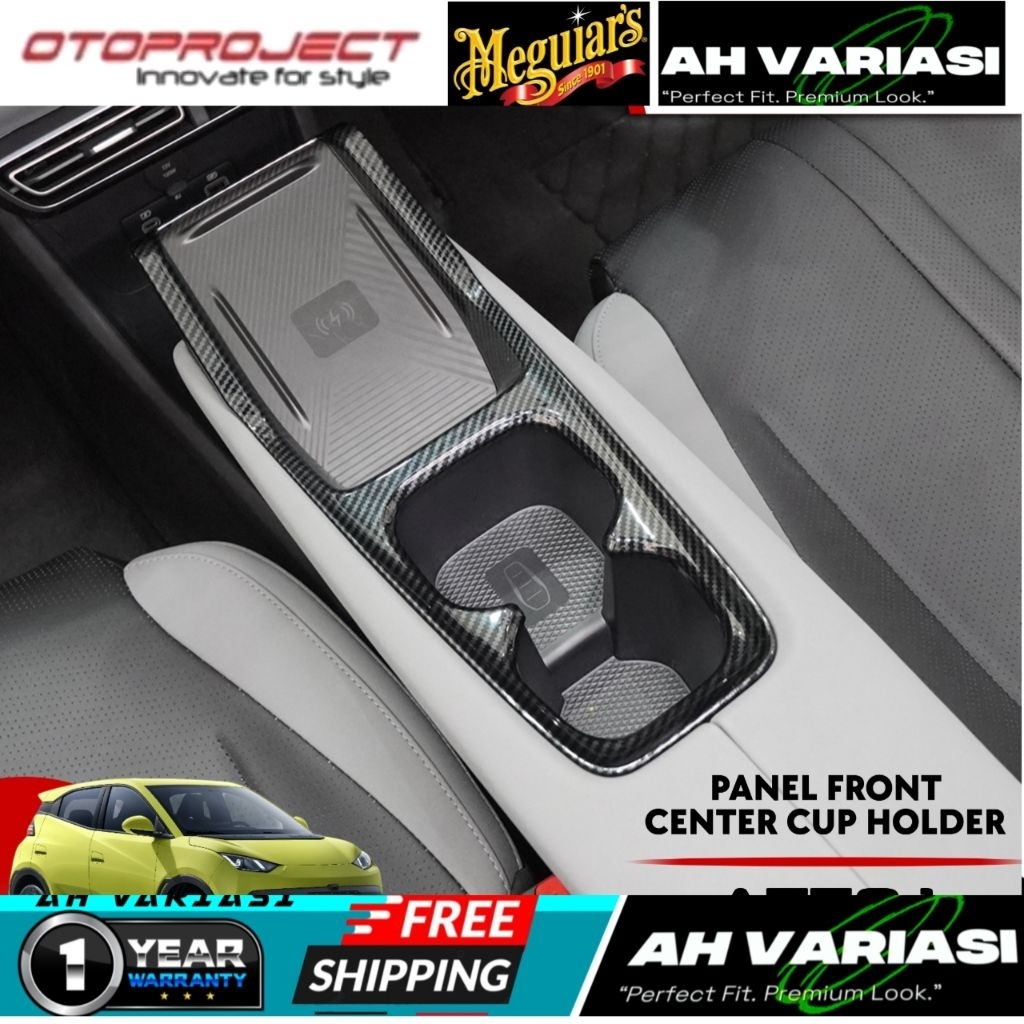 Jual Otoproject Panel Front Center Cup Holder Carbon , Black Piano ...