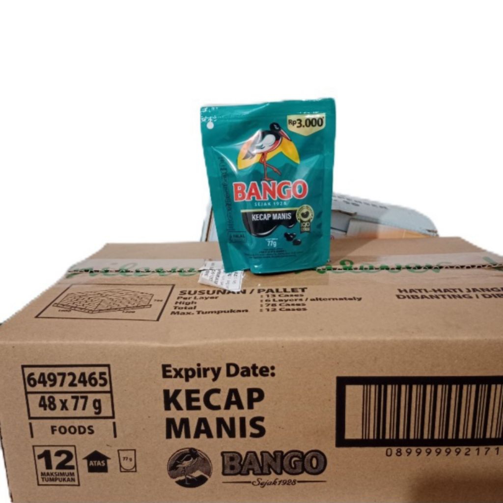 Jual Kecap Bango Kemasan Kecil 77g atau 3000an | Shopee Indonesia