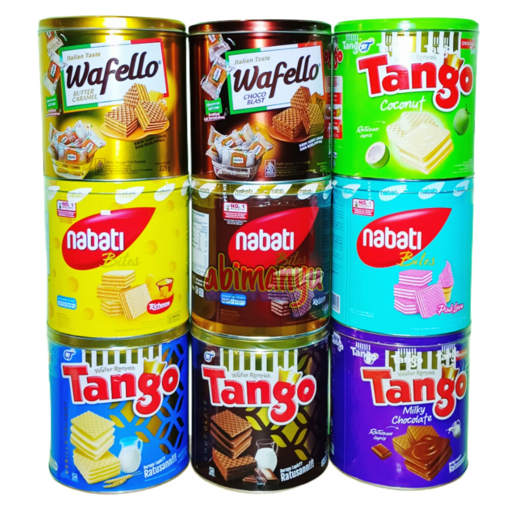 Jual wafer kaleng tango nabati wafello | Shopee Indonesia