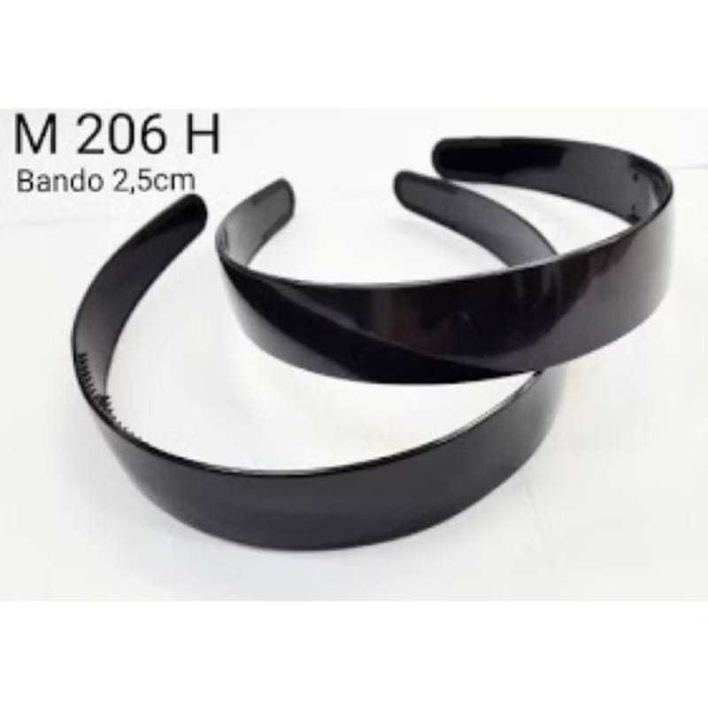 Jual Bando Hitam/warna polos besar marcela HARGA PERLUSIN ukuran 2,5cm ...