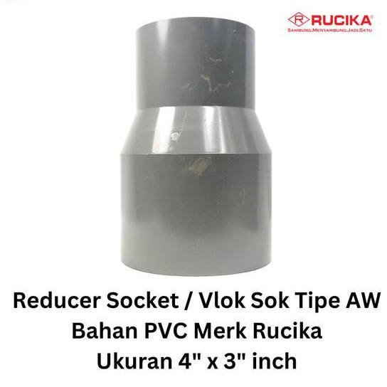 Jual Vlok Sock AW 4 x 3 Inch Reducer AW 4 x 3" Rucika | Shopee Indonesia