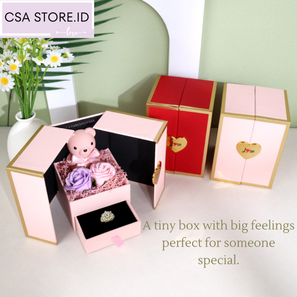 Jual Gift Box Kejutan Love Box Hadiah Romantis Ulang Tahun Anniversary ...
