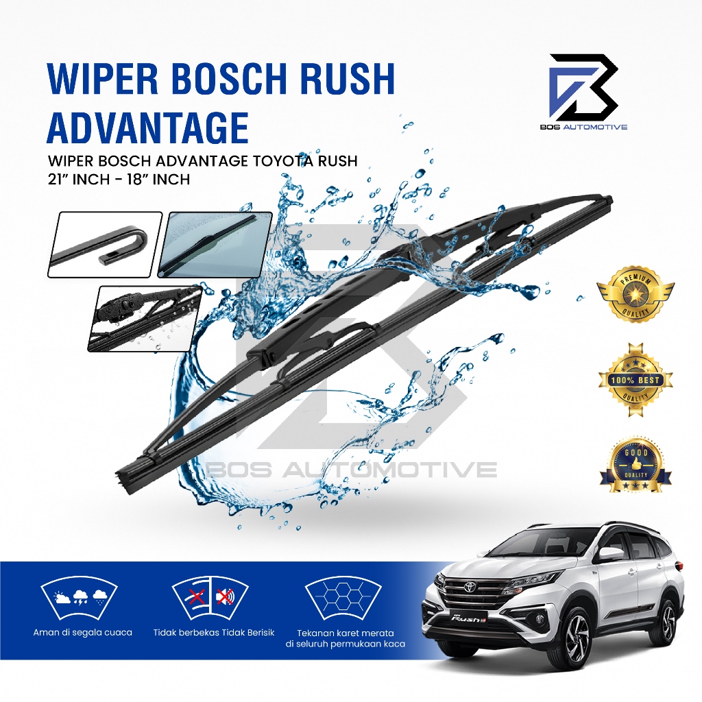 Jual Wiper Blade BOSCH Advantage Besi Kipas Kaca Depan Mobil TOYOTA ...