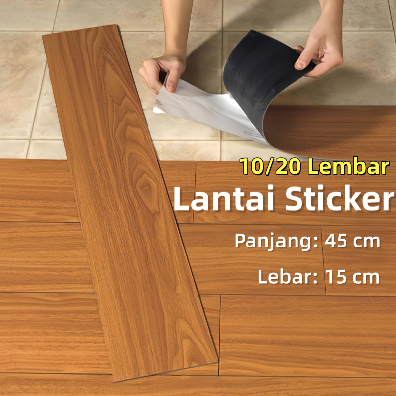 Jual PROMO Lantai Vinyl PVC Anti Air Dan Rayap 10/20 lembar PARKET ...