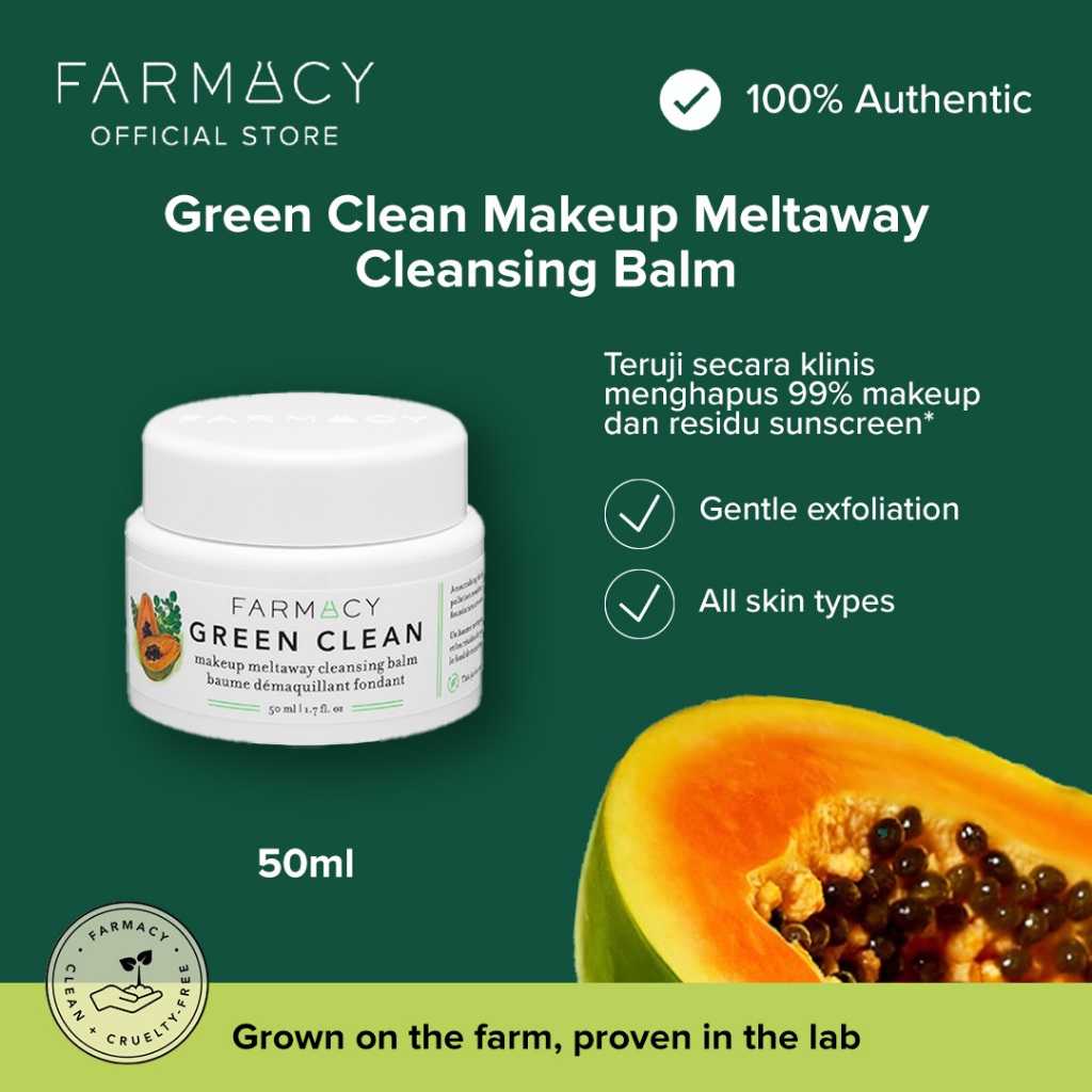 Jual Farmacy Green Clean Makeup Meltaway Cleansing Balm 50ml ...
