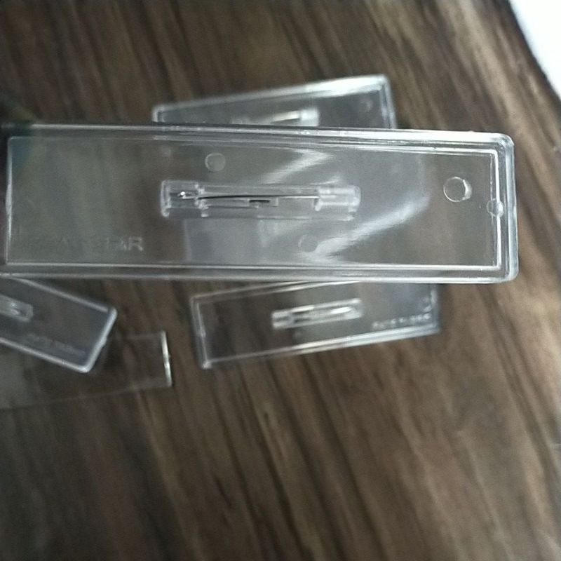 Jual Bahan Papan Nama Dada Insert Paper 8cm x 2cm + Peniti - Nametag ...