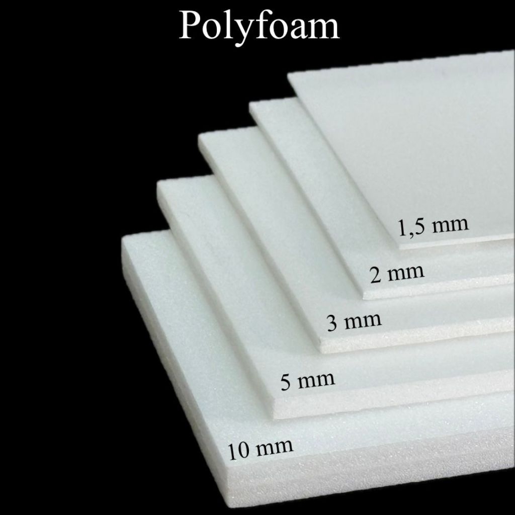 Jual Polyfoam Import Tebal 1,5mm - 10mm PxL 100x100cm Depron Foam ...