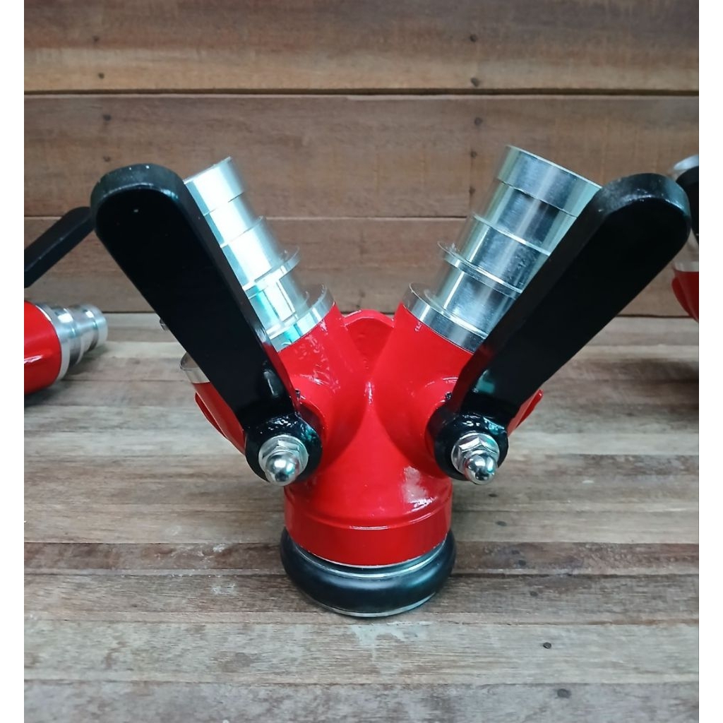 Jual Y Connection Hydrant 2 Gagang Handle Cabang 3 Way Pemadam 2x2x2 ...