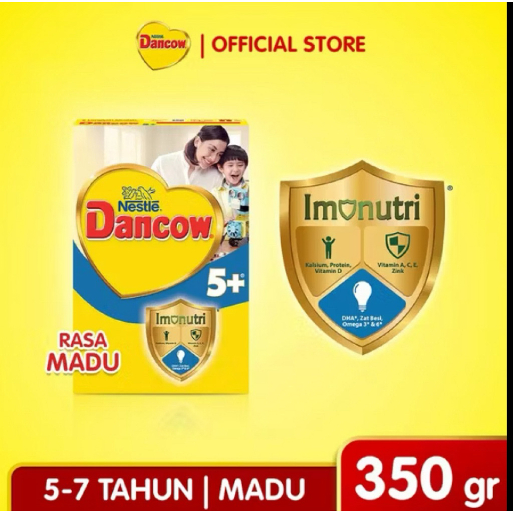 Jual Nestle Dancow 5+ Nutritods Usia 5-7 Tahun Rasa vanila/madu 350 ...