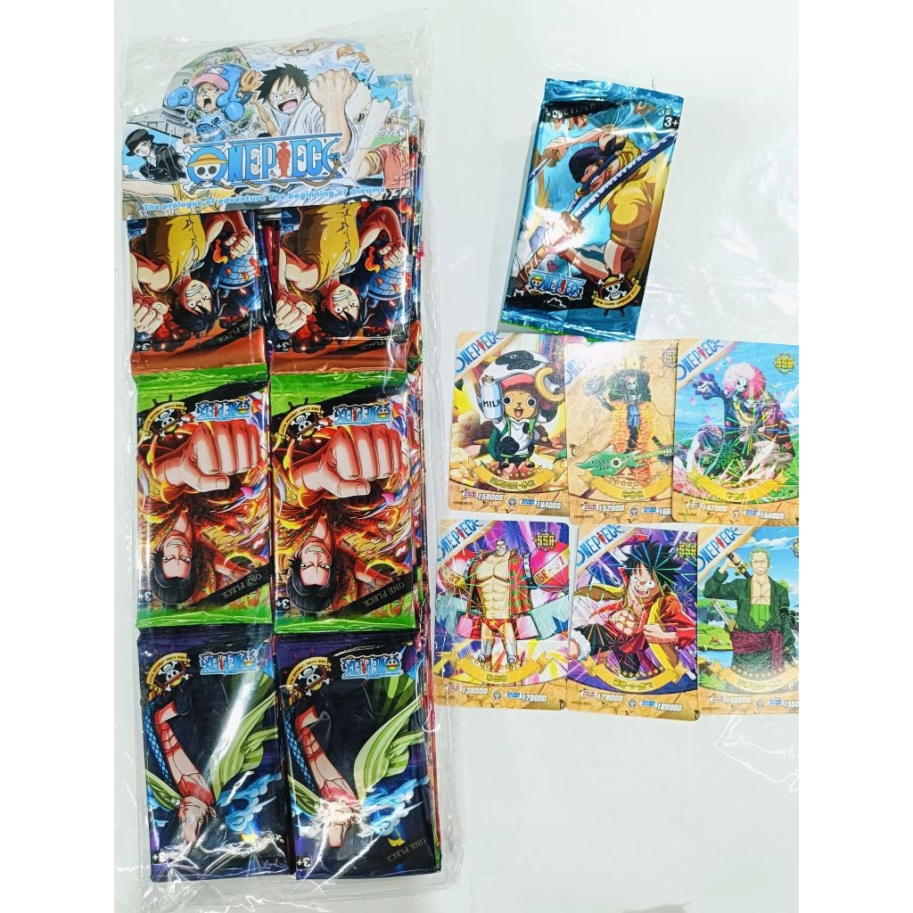 Jual (36 pcs) MAINAN KARTU ONE PIECE/ FOIL ONE PIECE | Shopee Indonesia
