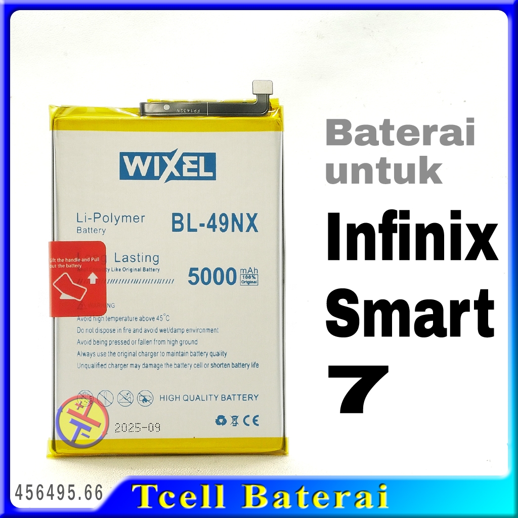 Jual Baterai Wixel BL-49NX Infinix Smart 7 X6515 Real Capacity Battery ...