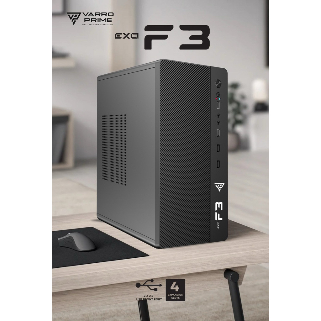Jual CASING PC VARRO EXO F1 / F3 / F17 / CR7 + PSU 500 WATT | Shopee ...
