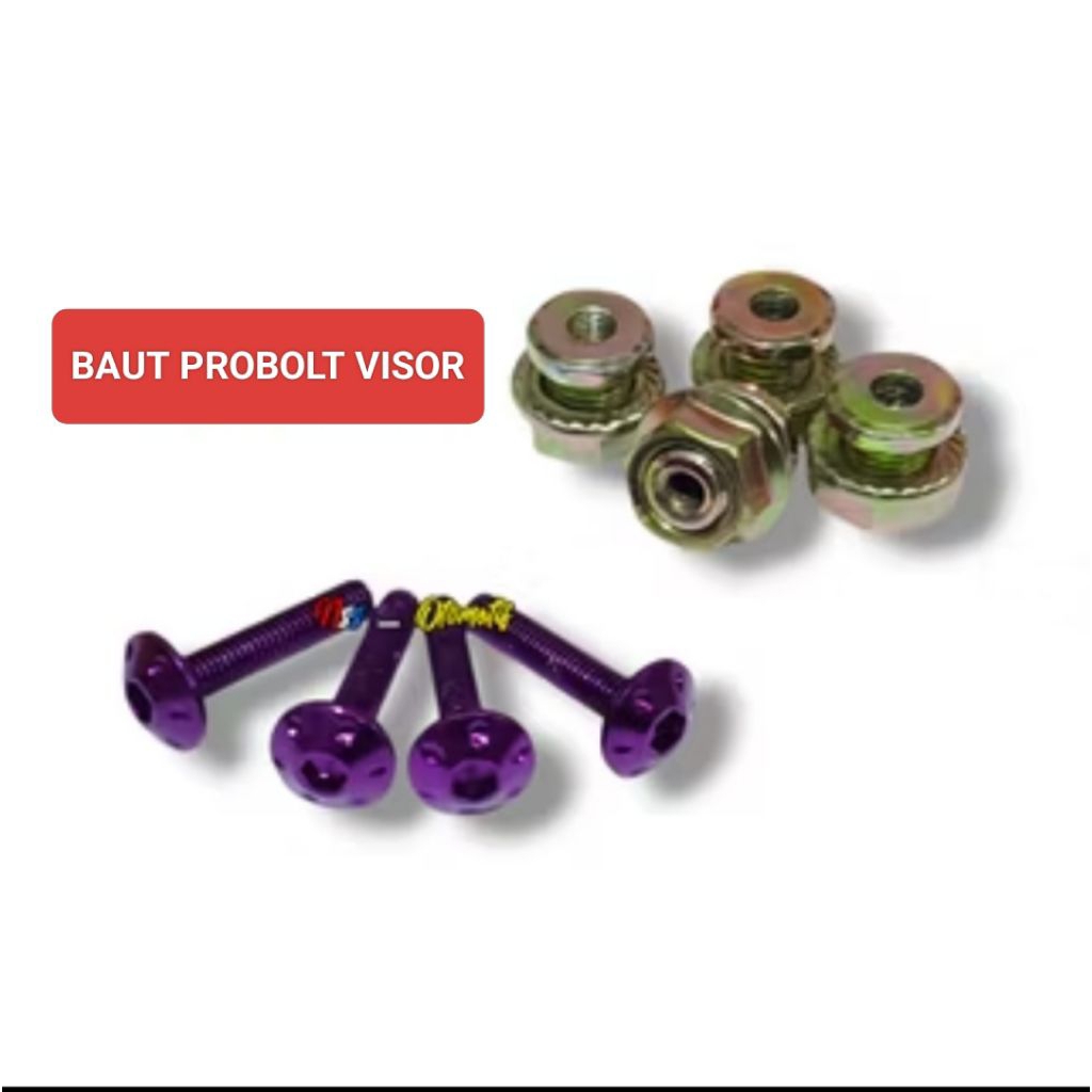 Jual BAUT PROBOLT VISOR NMAX - AEROX - PCX - ADV UNIVERSAL MODEL BINTIK ...