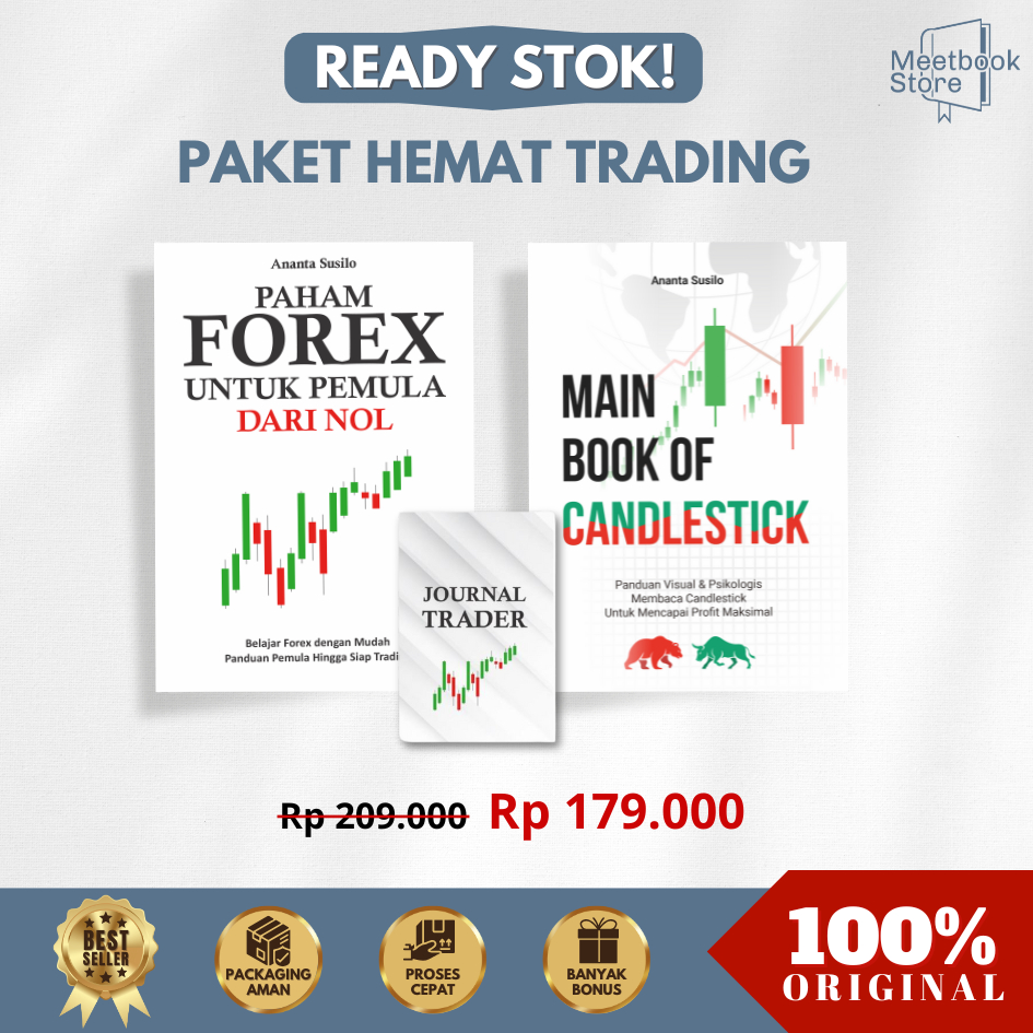 Jual Paket 2 Buku Paham Forex Untuk Pemula dari Nol + Main Book Of ...